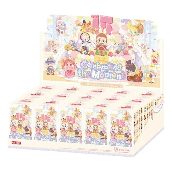 POP MART Celebrating The Moment 15th Anniversary Figures Sealed Case - Multi-color