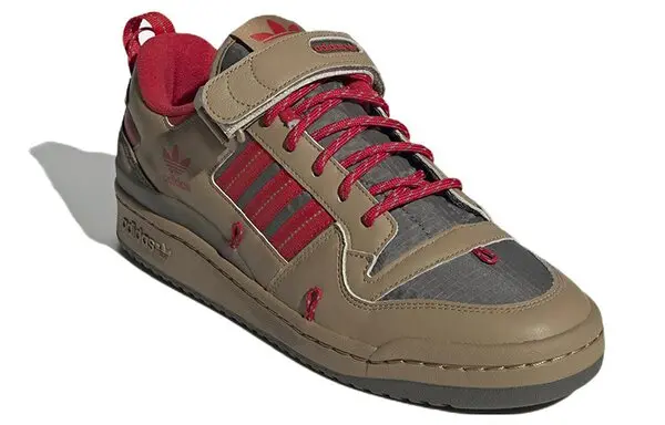 Adidas Forum 84 Camp Low "cardboard Scarlet - Brown/gray/red