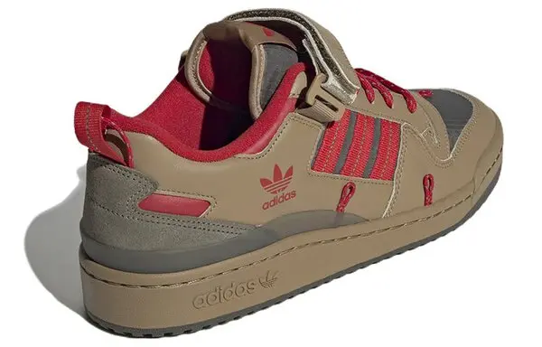 Adidas Forum 84 Camp Low "cardboard Scarlet - Brown/gray/red