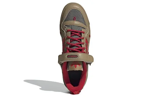 Adidas Forum 84 Camp Low "cardboard Scarlet - Brown/gray/red