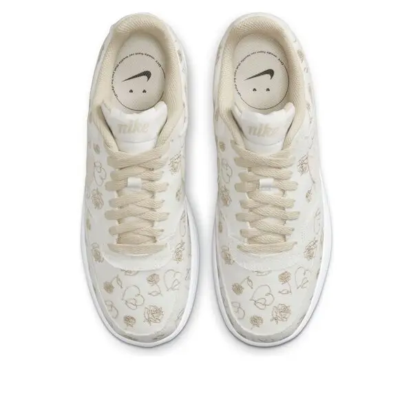 Nike Court Vision Low "valentine's Day" Sneakers - Cream/yellow