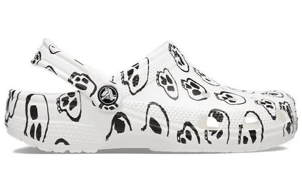 CROCS Classic Skull Print Clogs