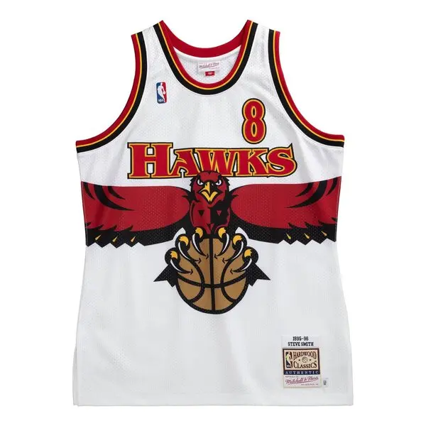 Mitchell & Ness X Nba Atlanta Hawks 1995-96 Steve Smith Jersey - White