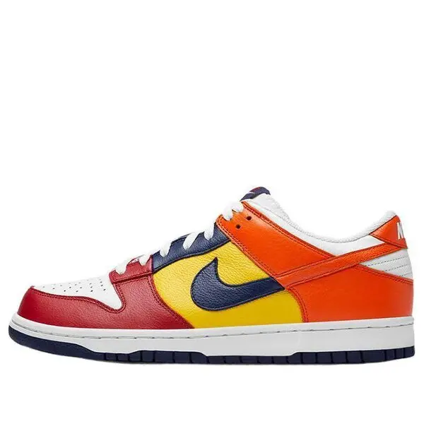 Nike Dunk Low "what The" Japan Qs Sneakers - Redyellowblue