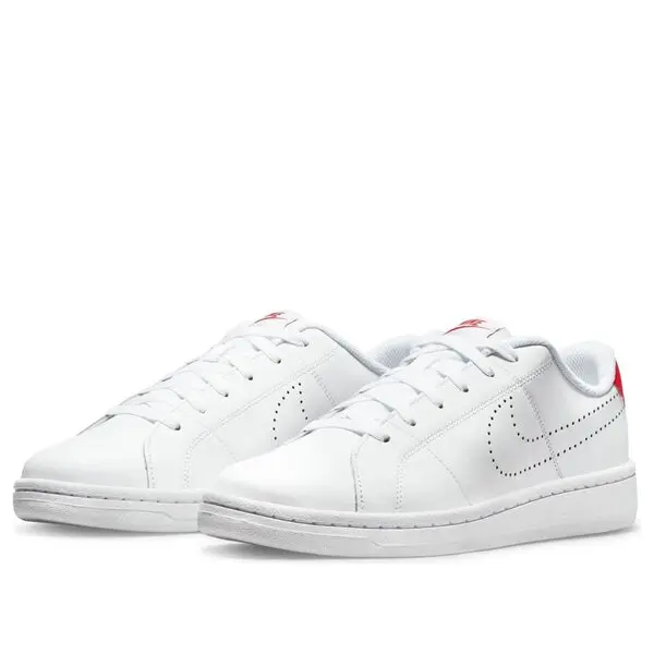 Nike Court Royale 2 Low Top Sneakers - White/red