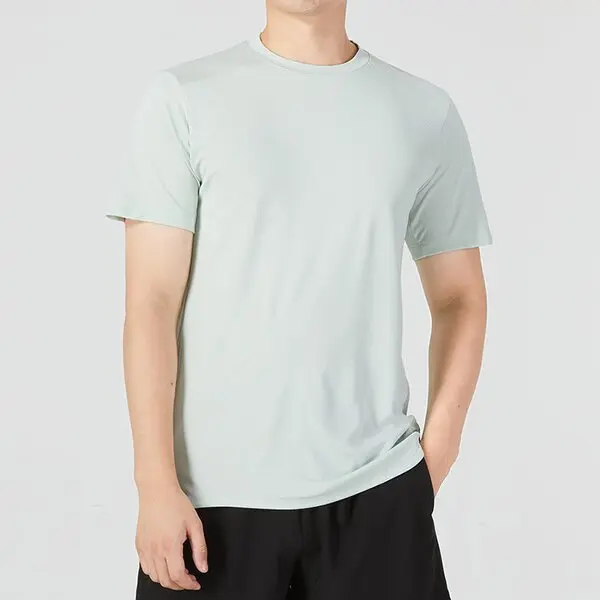 Adidas Solid Color Athleisure Casual Sports Round Neck Short Sleeve Flax Green T-shirt - Default Color