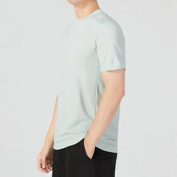 Adidas Solid Color Athleisure Casual Sports Round Neck Short Sleeve Flax Green T-shirt - Default Color