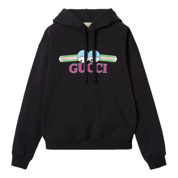 Gucci Printed Cotton Jersey Hoodie