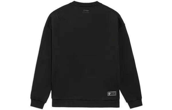 LI-NING Cf Sports Living Series Alphabet Embroidered Loose Round Neck Pullover