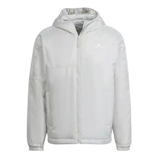 Adidas Insulated Hooded Jacket - White
