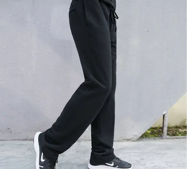 Nike Club Athleisure Drawstring Long Pants - Black