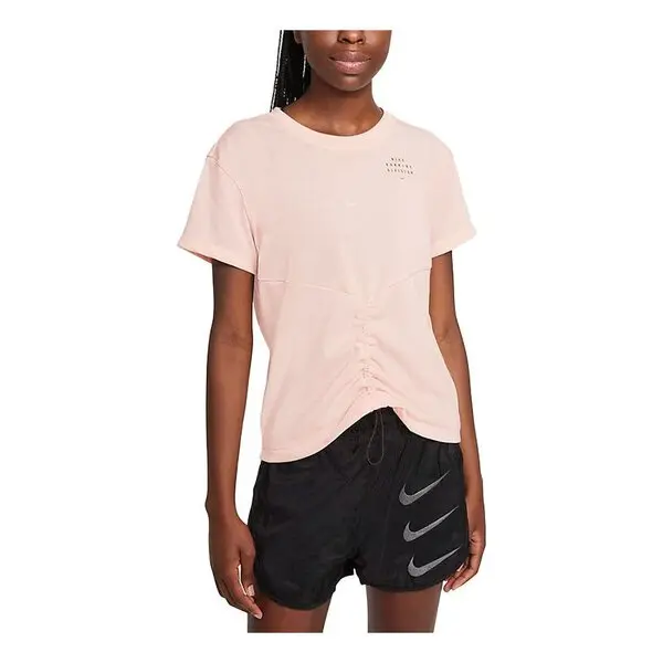 Nike Dri-fit Run Division Short Sleeve T-shirt - Orange