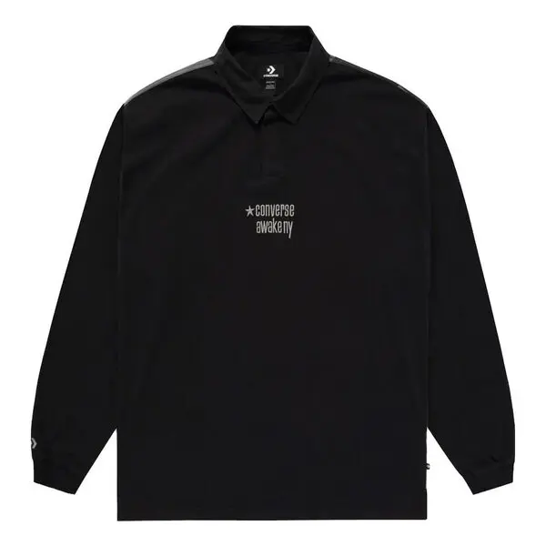 CONVERSE X Awake Ny Rugby Shirt Asia Sizing - Black