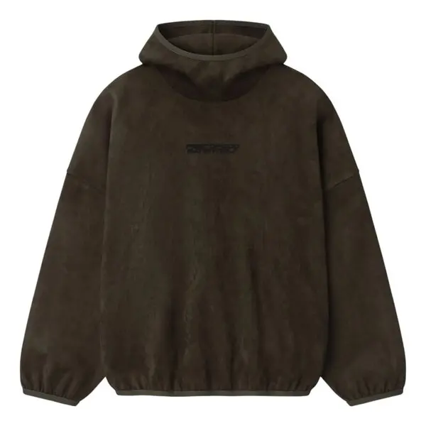 Fear Of God Suede Fleece Modern Hoodie - Brown