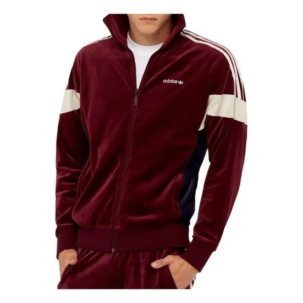 Adidas Originals Logo Track Jacket - Maroon