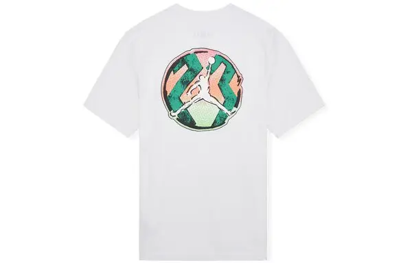 JORDAN Dna Printing Alphabet Large Logo Short Sleeve White - Default Color