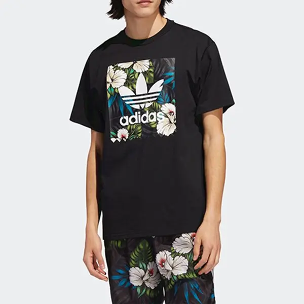 Adidas Originals Flowers Printing Short Sleeve
