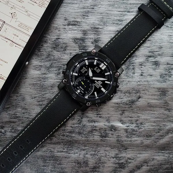 Casio Edifice Analog-digital Watch With Sapphire Crystal And Bluetooth