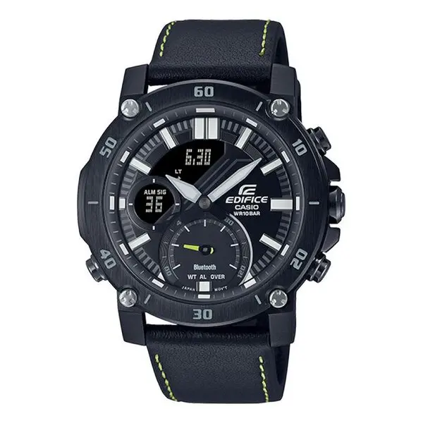 Casio Edifice Analog-digital Watch With Sapphire Crystal And Bluetooth - Black