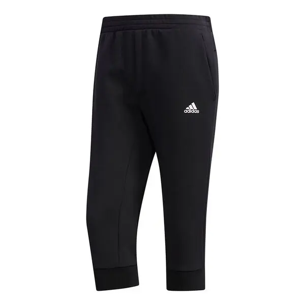 Adidas Ai Pt 34 3s Casual Sports Bundle Feet Cropped Pants - Black