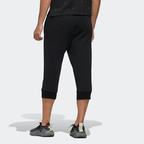 Adidas Ai Pt 34 3s Casual Sports Bundle Feet Cropped Pants - Black