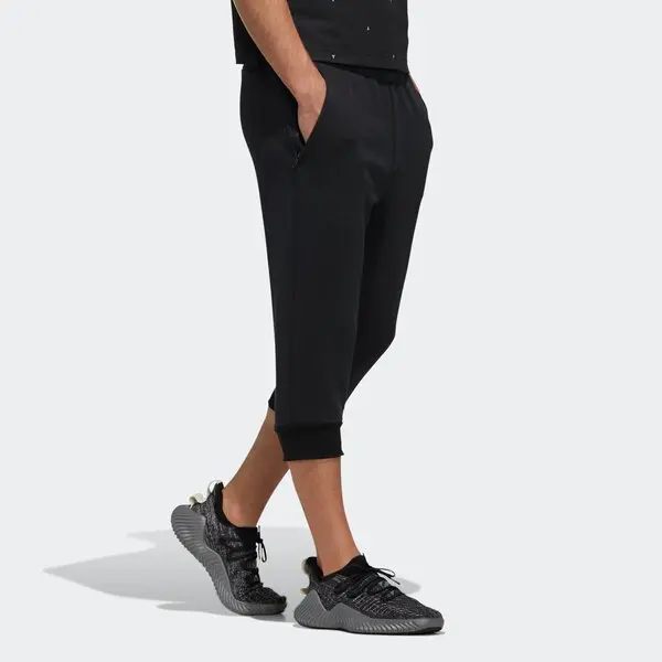 Adidas Ai Pt 34 3s Casual Sports Bundle Feet Cropped Pants - Black