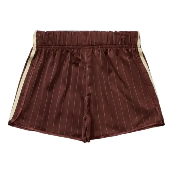 Adidas Pinstripe Satin Shorts
