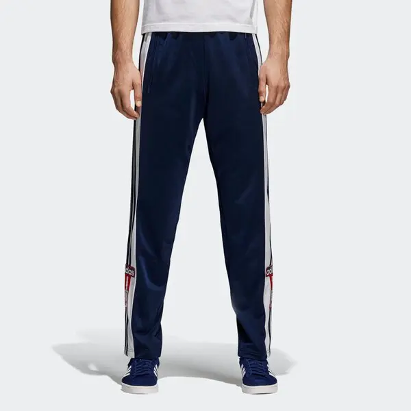 Adidas Originals Side Button Track Pants - Navy