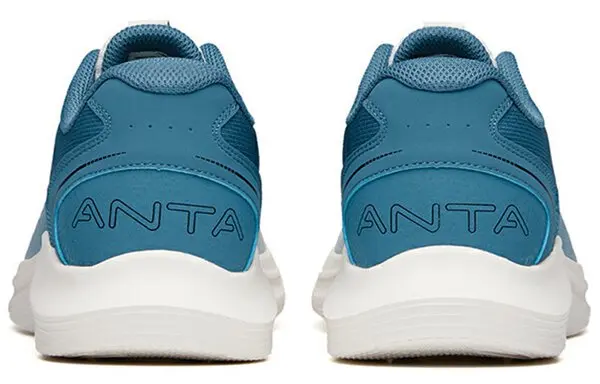 ANTA Running Series Flyknit Sneakers - White/blue