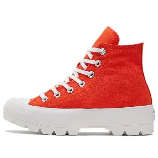 CONVERSE Chuck Taylor All Star Lugged High Top Sneakers - Orangered