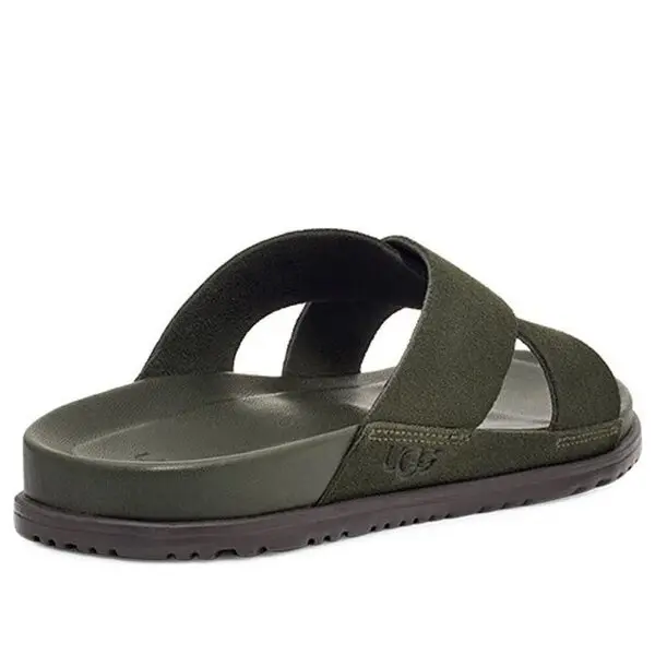 UGG Crossover Strap Slides - Forest Green