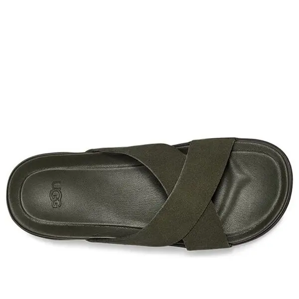 UGG Crossover Strap Slides - Forest Green