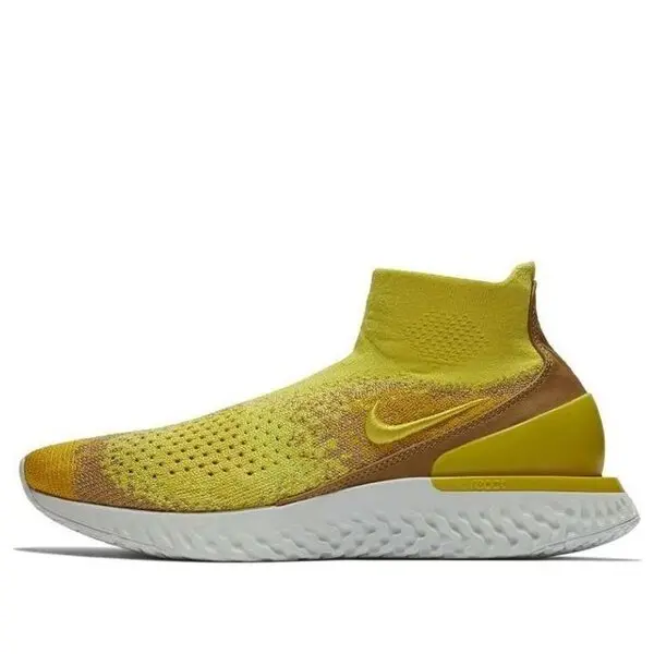 Nike Rise React Flyknit "sonic " Sneakers - Yellow