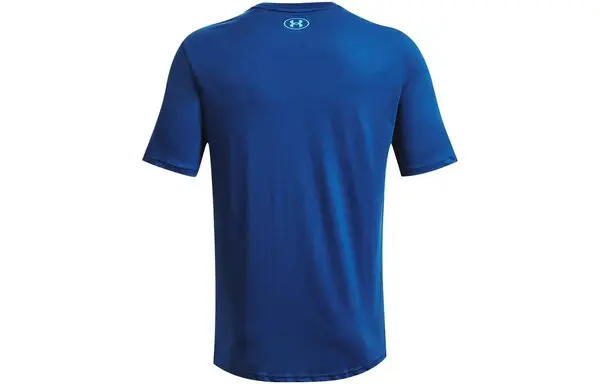 Under Armour Project Rock Training T-shirt 'blue Aqua - Blue/aqua