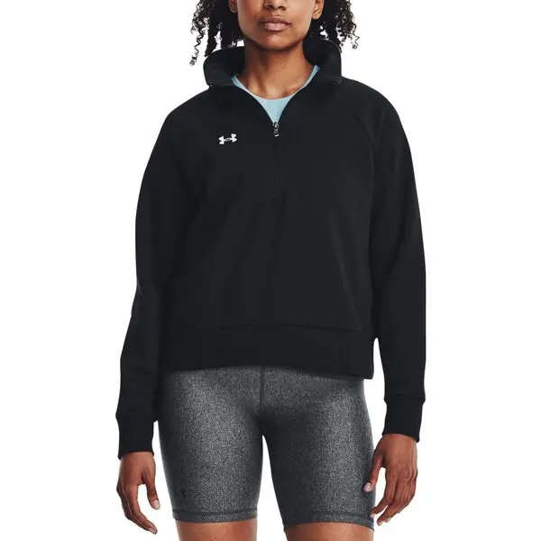 Under Armour Rival Fleece 1/2 Zip Sweatshirt - Black