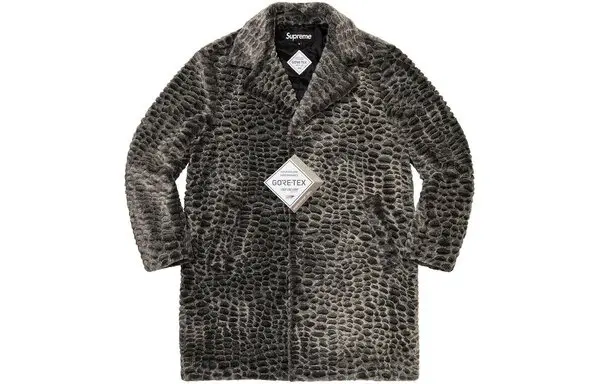 Supreme Faux Fur Overcoat