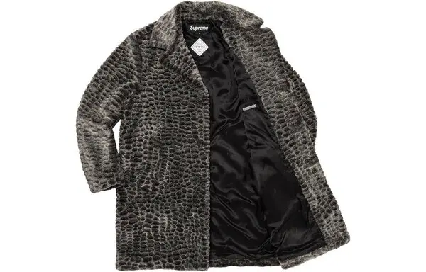 Supreme Faux Fur Overcoat