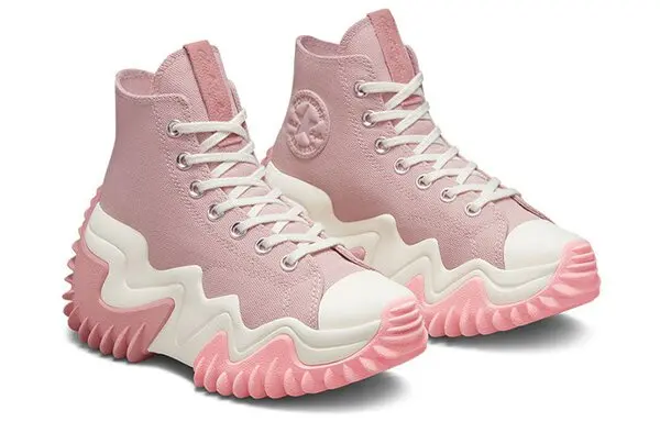 CONVERSE Run Star Motion Platform High Top Sneakers - Pink/white