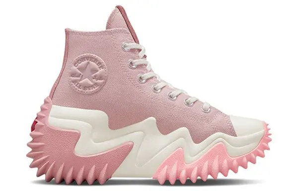 CONVERSE Run Star Motion Platform High Top Sneakers - Pink/white