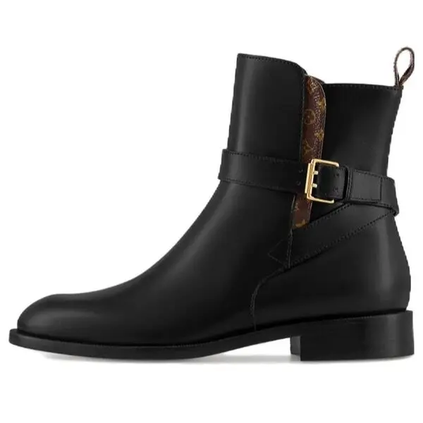 LOUIS VUITTON Westside Ankle Boots - Black/brown