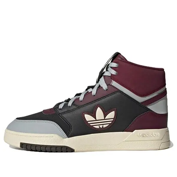 Adidas Originals Drop Step Xl High Top Sneakers - Red/black/grey