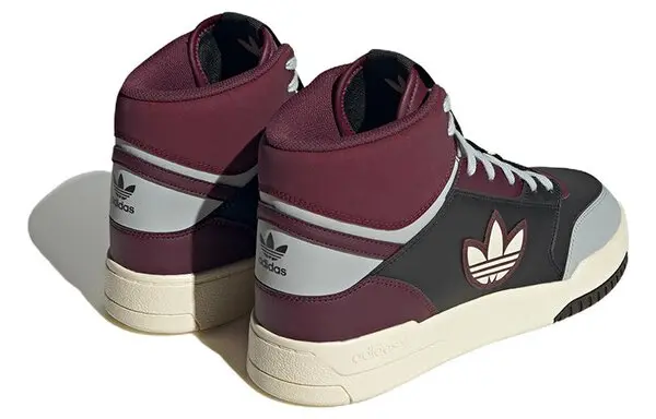 Adidas Originals Drop Step Xl High Top Sneakers - Red/black/grey