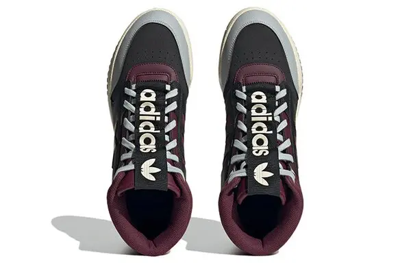 Adidas Originals Drop Step Xl High Top Sneakers - Red/black/grey
