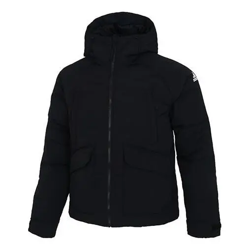 Adidas Big Baffle Hooded Down Jacket - Default Color