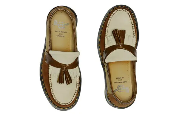 Dr. Martens Adrian Made In England Suede Tassel Loafers