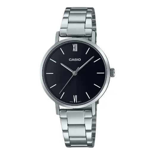 Casio Vintage Analog Watch With Stainless Steel Band - Multi-color