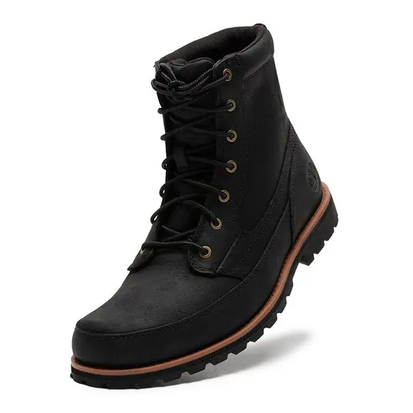 Timberland Attleboro 6 Inch Lace-up Boots - Black/orange