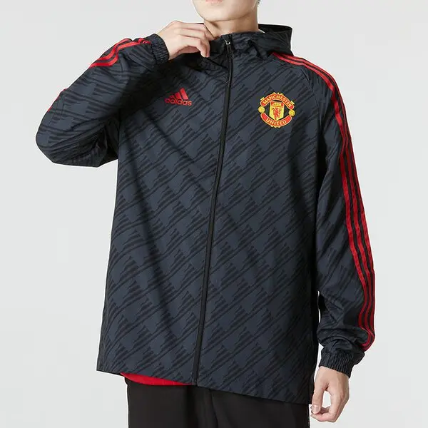 Adidas Manchester United 3-stripe Dna Windbreaker Jacket