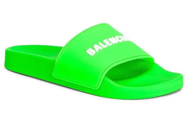 Balenciaga Pool Slide - Fluorescent Green