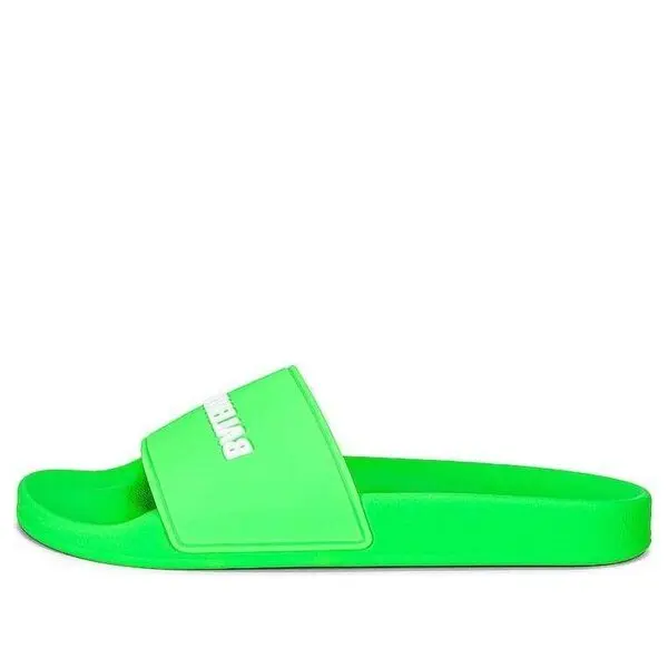 Balenciaga Pool Slide - Fluorescent Green